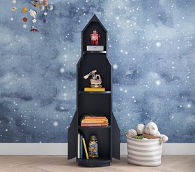 Spaceship Bookcase (23") Kids Storage | Pottery Barn Kids