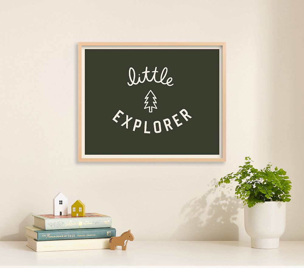 Minted® Little Explorer Flag Wall Art | Pottery Barn Kids