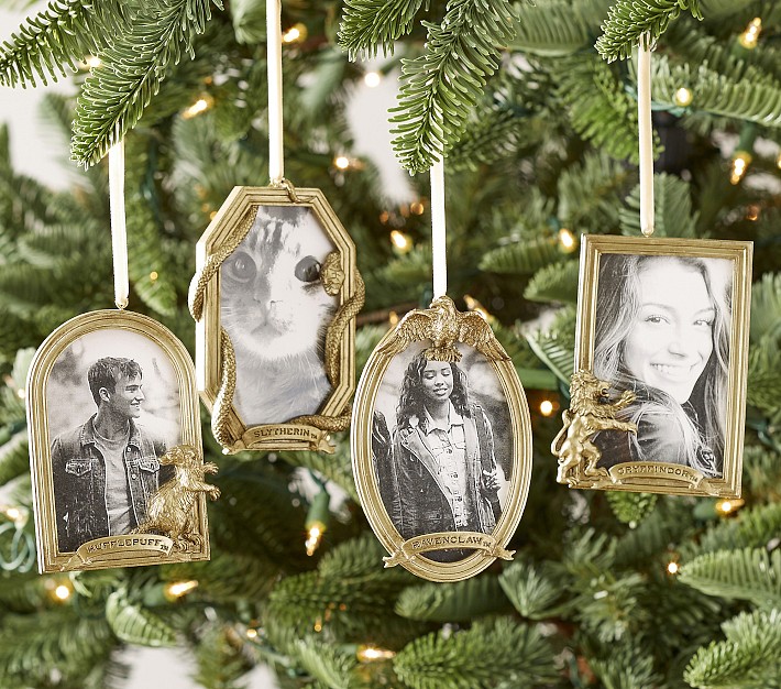 Harry Potter™ Hogwarts™ Photo Frame Ornaments | Pottery Barn Kids