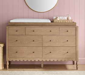 Penny 7-Drawer Dresser & Topper Set (56w x 19d") | Pottery Barn Kids
