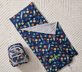 Mackenzie Navy Solar System Backpack & Nap Mat Set | Pottery Barn Kids