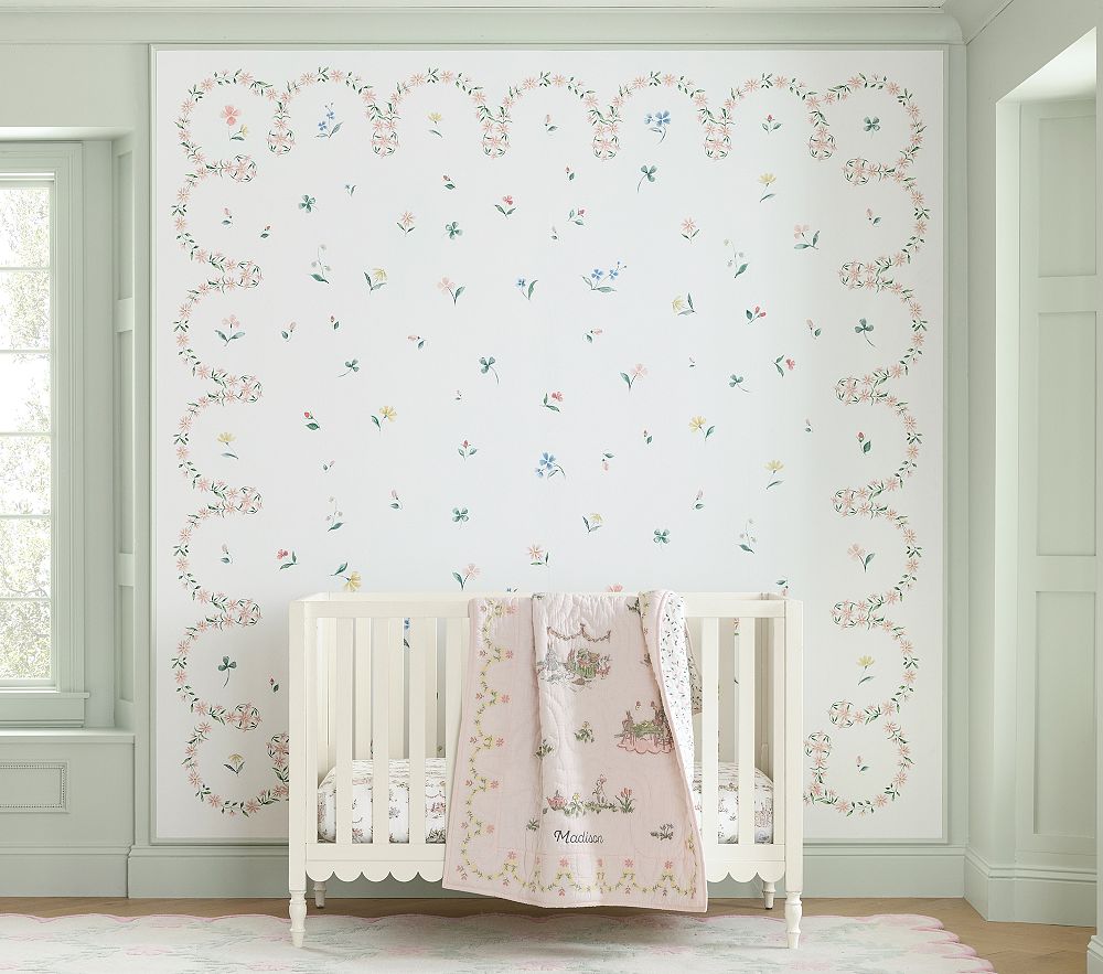 Riley Sheehey Mural Floral Wall Art | Pottery Barn Kids
