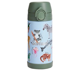 Mackenzie Brendan Safari Animals Water Bottles | Pottery Barn Kids