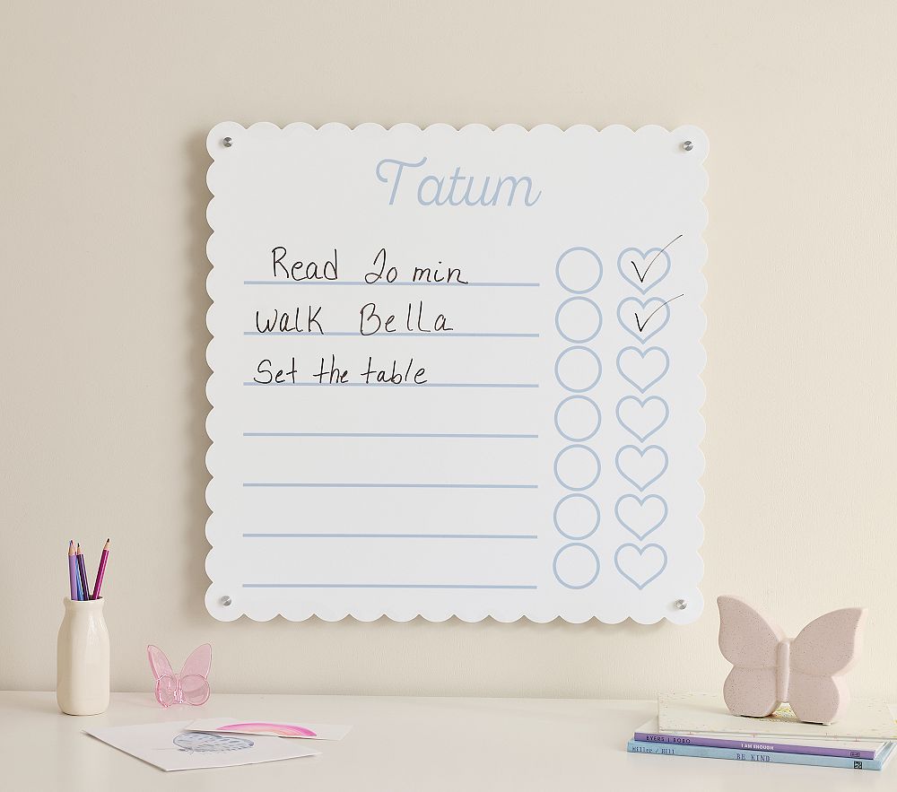 Personalized Dry Erase Daily Chore Chart | Pottery Barn Kids