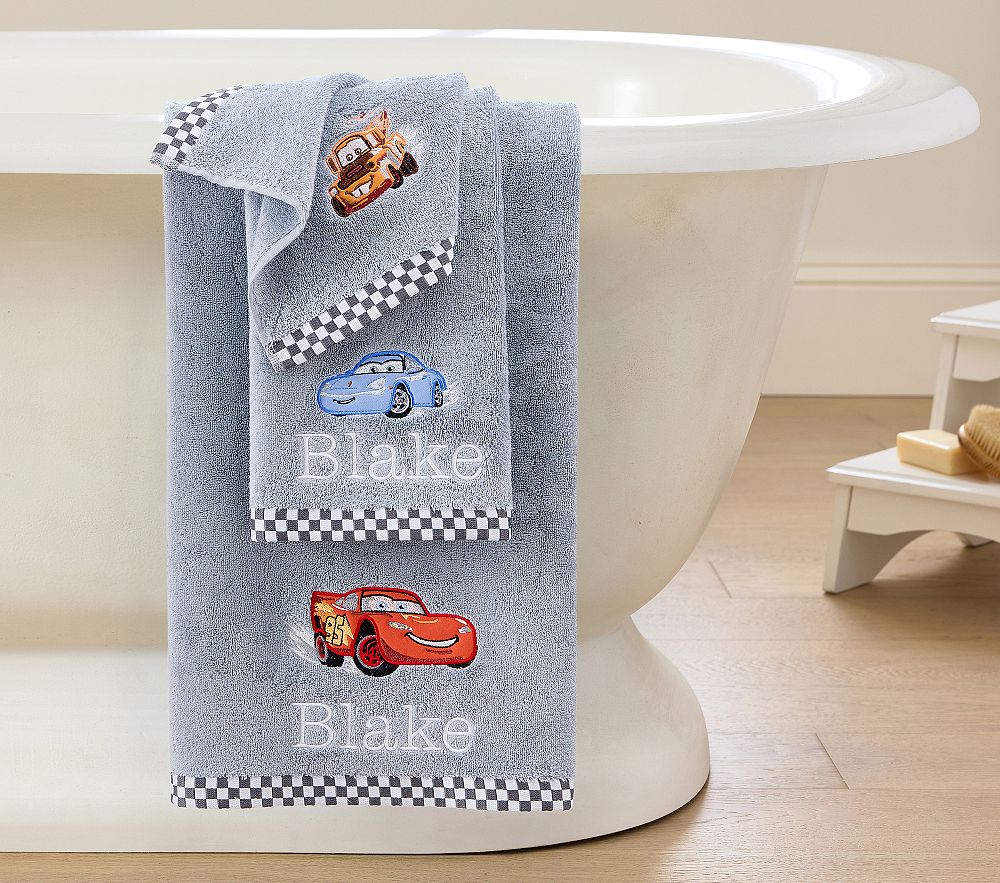 Disney and Pixar Cars Heritage Bath Towels | Pottery Barn Kids