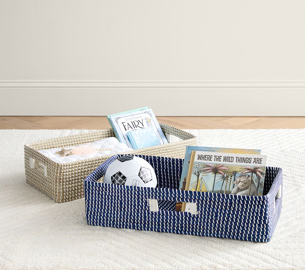 Cameron Woven Rectangular Storage Bin | Pottery Barn Kids