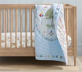 Riley Sheehey Bear Baby Quilt | Pottery Barn Kids