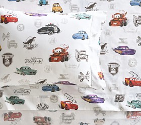 Disney Pixar Cars Organic Toddler Sheet Set | Pottery Barn Kids