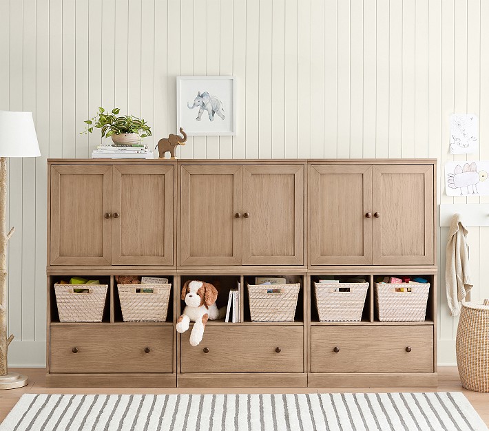 Cameron 3x3 Cabinet & Cubby Storage System | Pottery Barn Kids