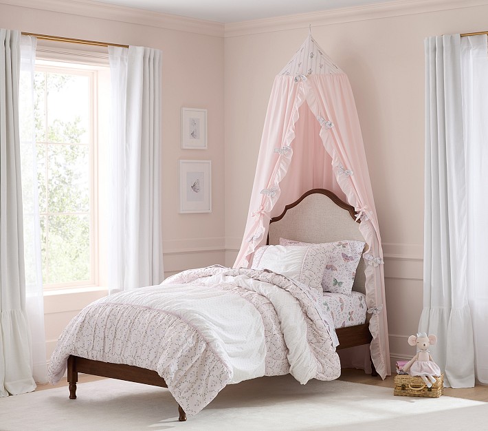 Ruffle Bow Canopy for Kids' Beds | Pottery Barn Kids