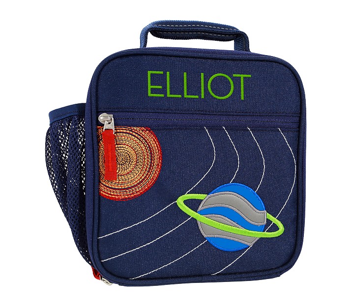 Mackenzie Space Appliqué Lunch Box | Pottery Barn Kids