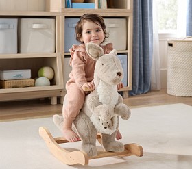 Kangaroo Plush Nursery Rocker | Pottery Barn Kids