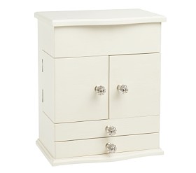 Abigail Kids Jewelry Box Collection -White | Pottery Barn Kids
