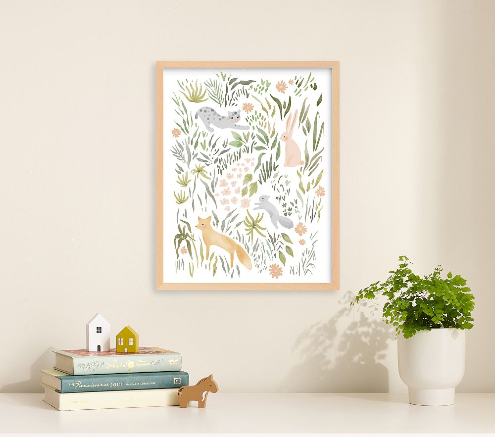 Minted® Flora and Fauna Wall Art | Pottery Barn Kids