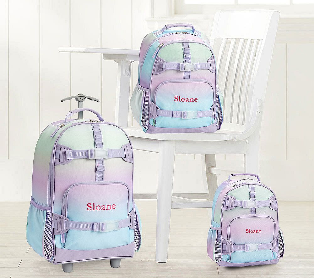 Mackenzie Lavender Ombre Girls Backpacks | Pottery Barn Kids
