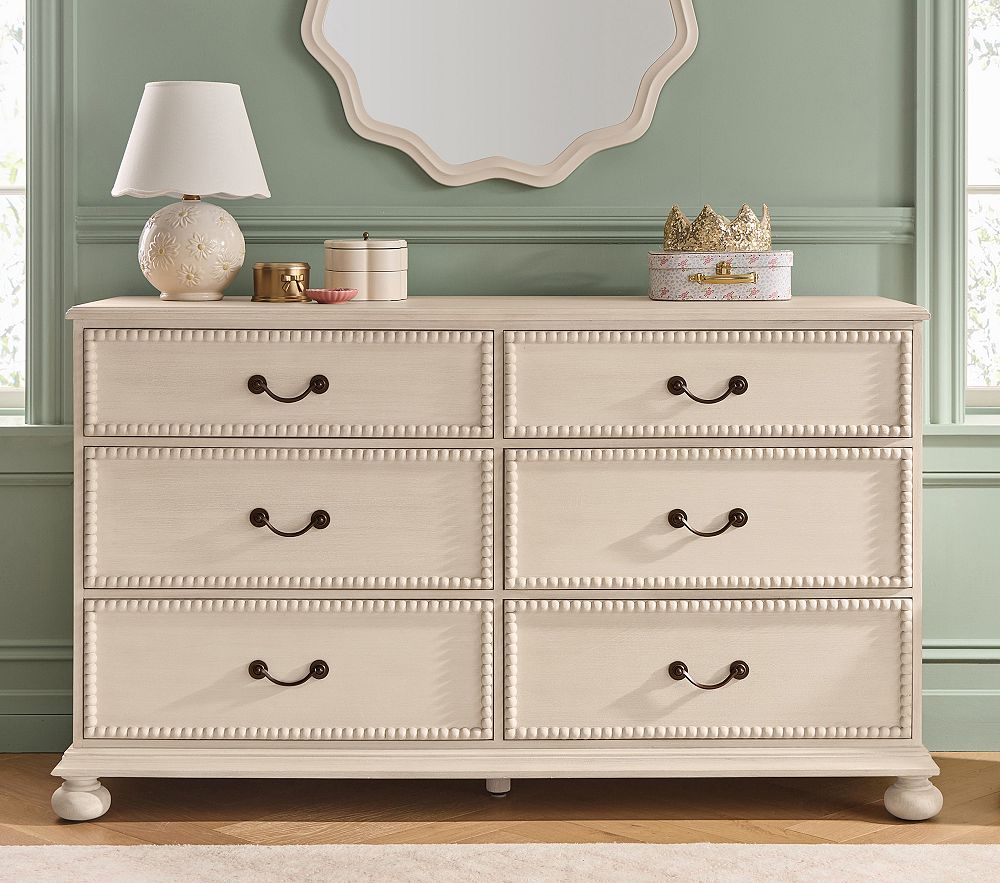 Lunah 6-Drawer Dresser (56w x 19d") | Pottery Barn Kids