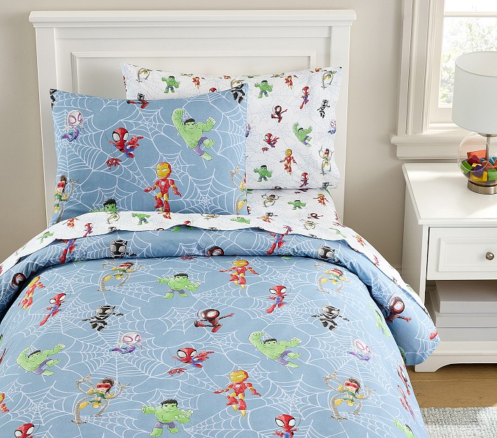 Marvel's Spidey and His Amazing Friends Organic Cotton Duvet Cover ...